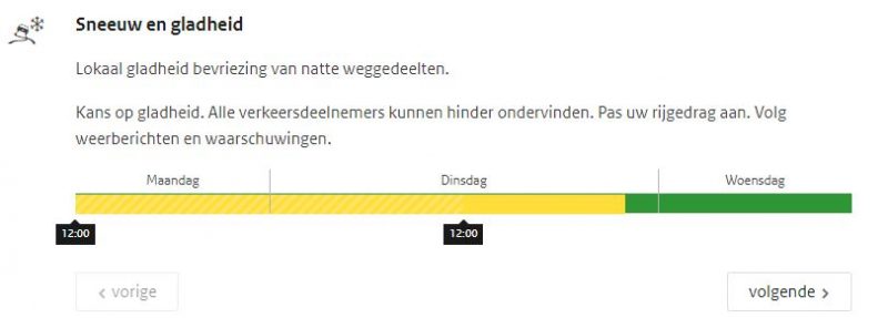 Code geel voor gladheid in Groningen verlengd tot en met dinsdagavond | OOG Groningen