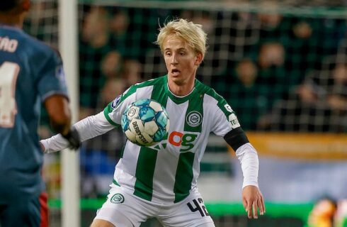 FC Groningen verdediger Thijmen Blokzijl in Oranje onder 19 | OOG Groningen