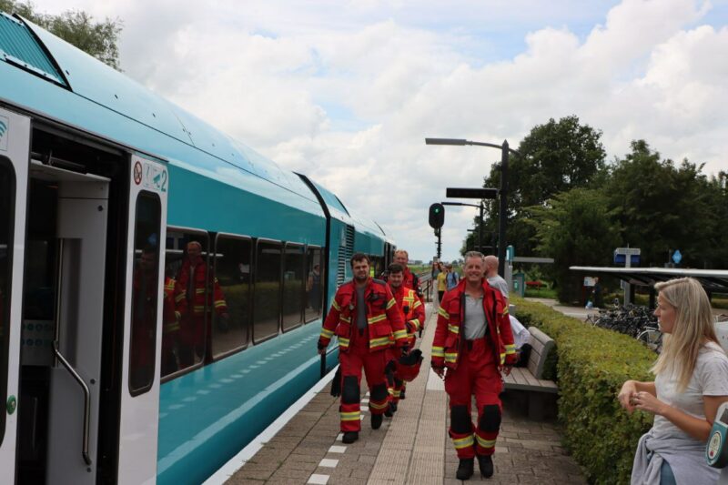 Trein ontruimd vanwege rokende accu van elektrische fiets | OOG Groningen