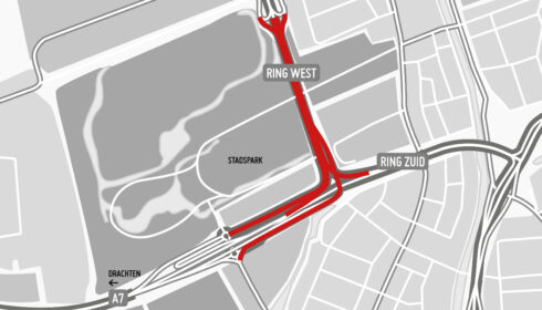 Westelijke ring is maandag- en dinsdagnacht dicht rond Vrijheidsplein ...