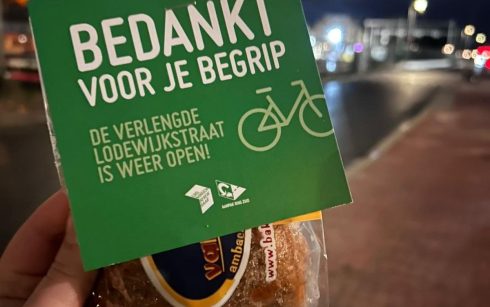 Bedankjes van Groningen Bereikbaar voor fietsers op Verlengde ...