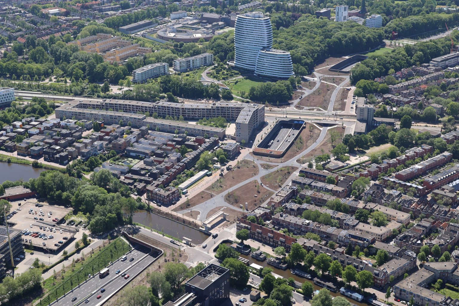 Foto’s – In vogelvlucht over de (bijna) voltooide zuidelijke ringweg ...